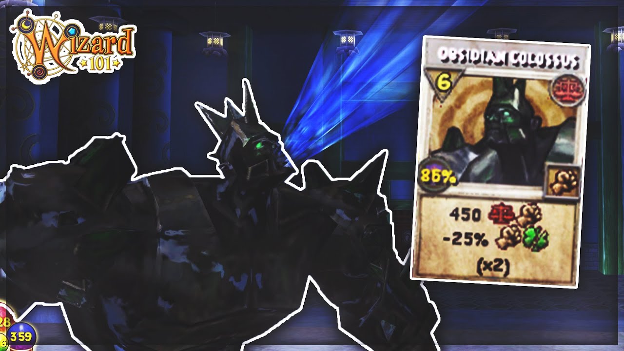 *NEW* Obsidian Colossus Balance Spell Gives 2 Weaknesses!! - (Wizard101 ...