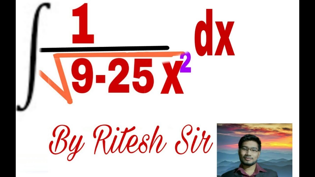 Integration of 1upon under root 9-25x^2 dx - YouTube