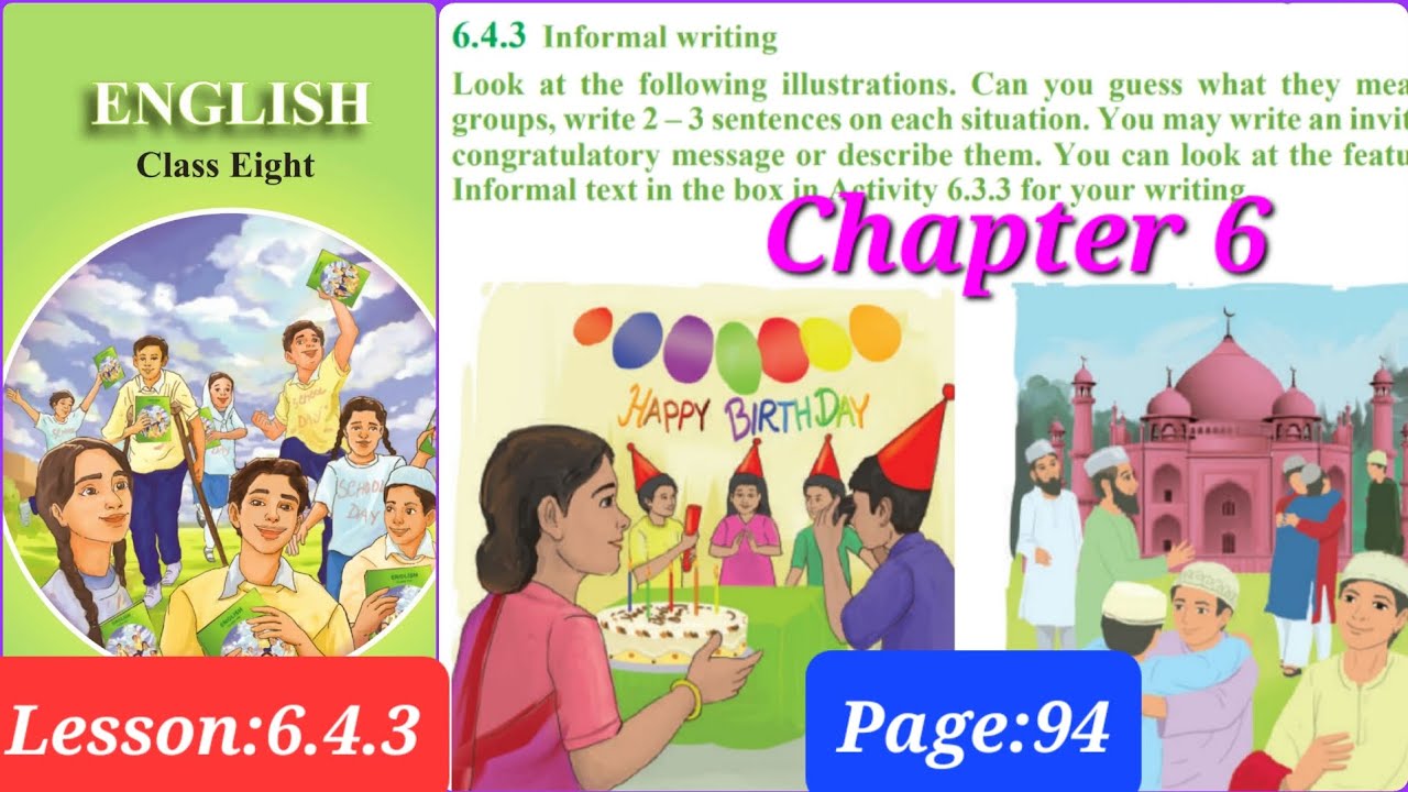 Class 8 English chapter 6 Introducing Someone Formally. Lesson 6.4.3 ...