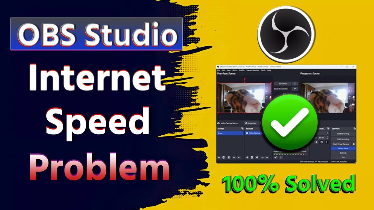 OBS Studio – How to Fix Internet Connection Issues – Streaming Issue OBS - Complete Tutorial ...