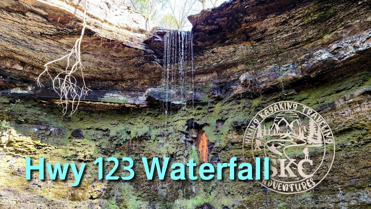 Hwy 123 Waterfall - YouTube