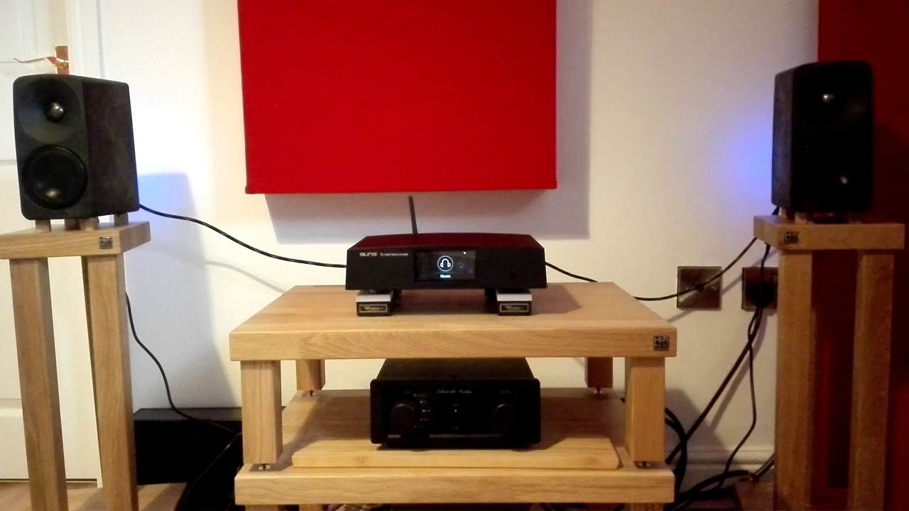 Aurelia Miniara DSPe Loudspeakers, aune s5 streamer. - YouTube