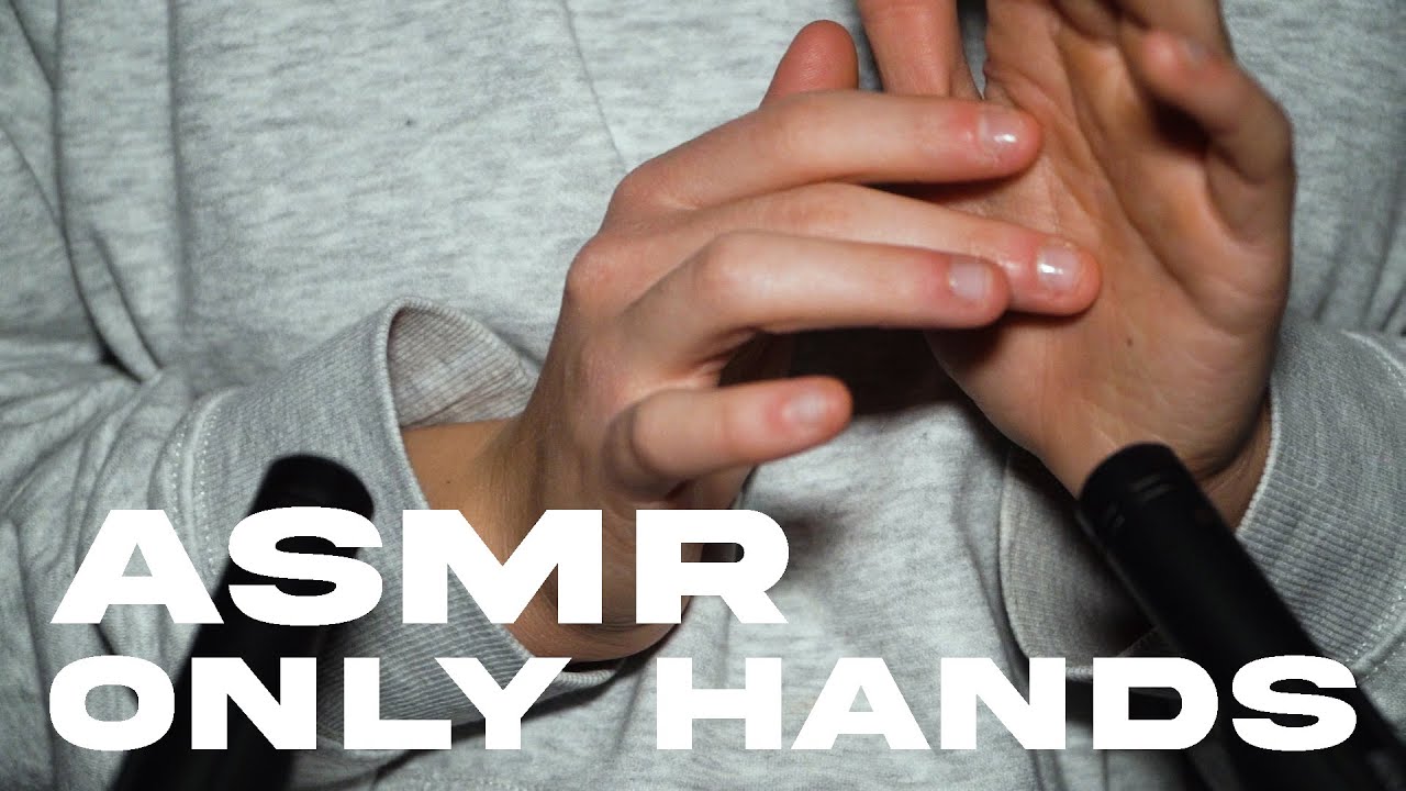 ASMR only HAND SOUND - 99,9% of YOU will fall asleep - YouTube