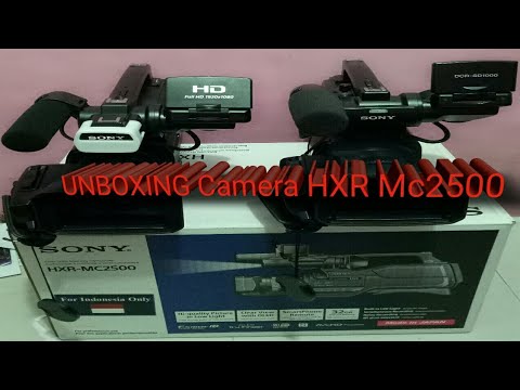 UNBOXING Camera Sony HXR mc 2500 - YouTube