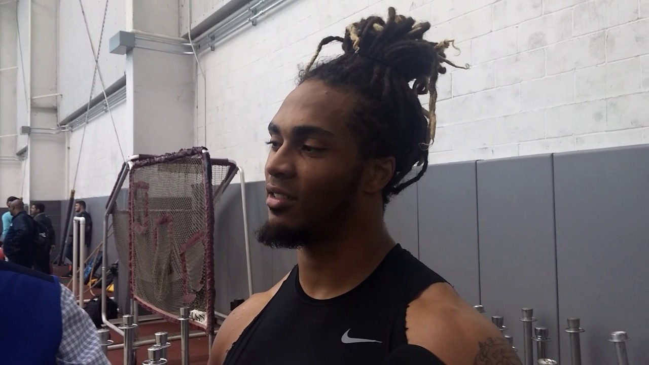 Pitt defensive back Ryan Lewis at pro day - YouTube