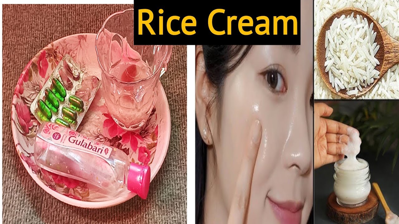 Japanese Rice Cream For Skin || Homemade Rice Cream || saba ki journey ...