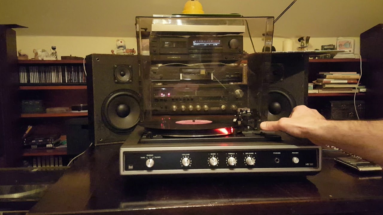 Dual HS132 1254 turntable extra strobo light - HS 132 - YouTube