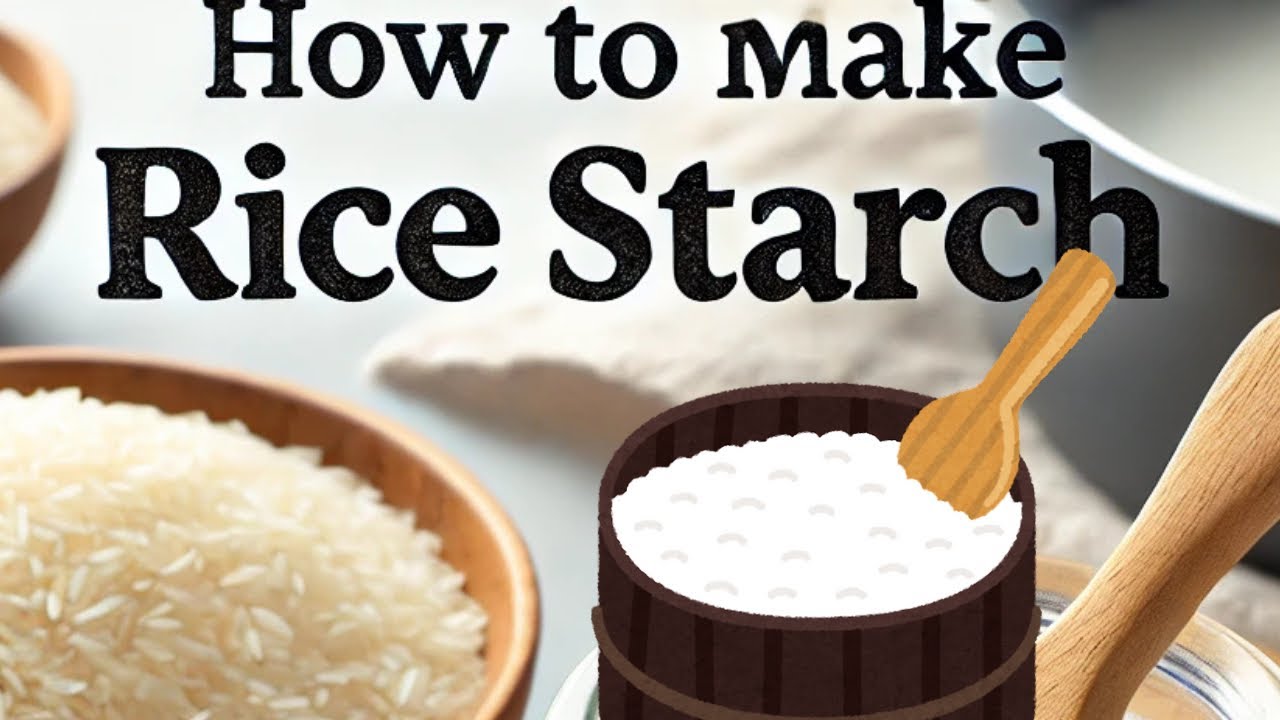 HOW TO MAKE RICE STARCH ||Easy Home Made Rice Starch - YouTube