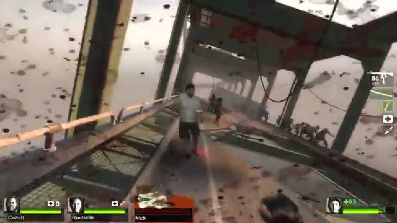 Lets Fail! Left 4 Dead 2 (PC) The Parish Part 5 The Bridge - YouTube