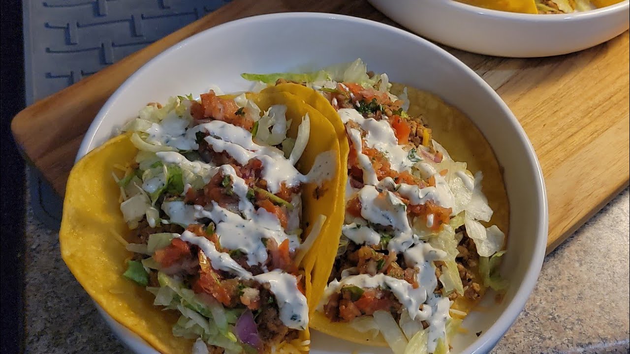 How To Make JUMBO TACOS + Crema Recipe ( Taco Tuesday/Thursday ) Turkey ...