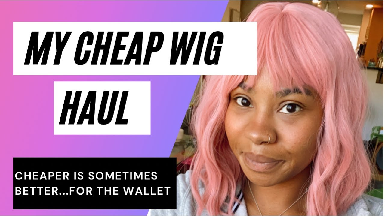 My Cheap(er) Wig Haul Review - YouTube