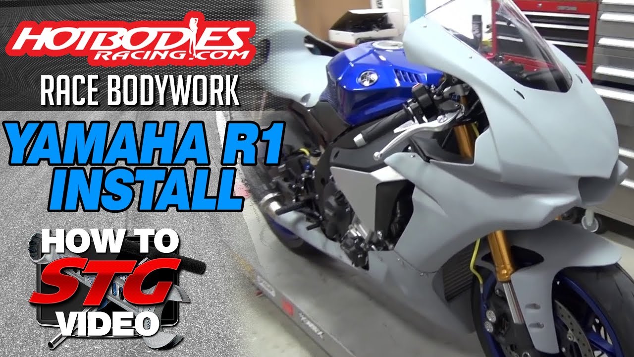 15-17 Yamaha YZF-R1 Hodbodies Race Bodywork Install ...