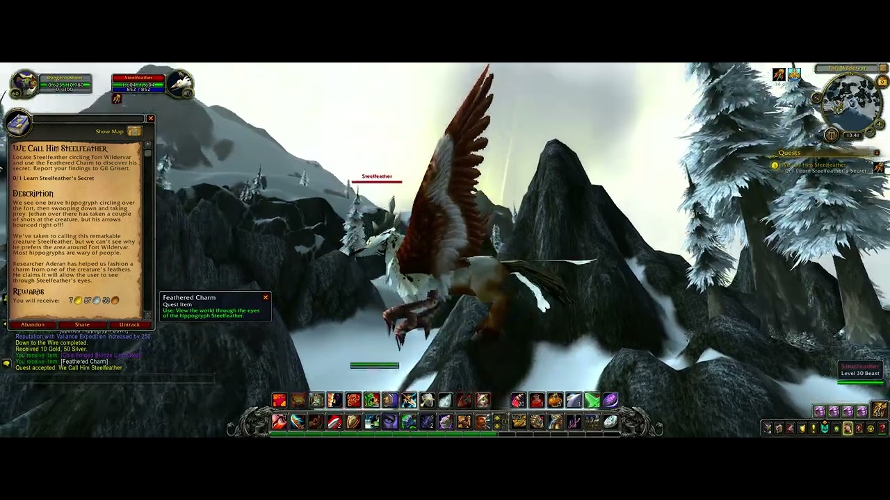 World of Warcraft: We Call Him Steelfeather - Quest ID 11418 (Gameplay ...