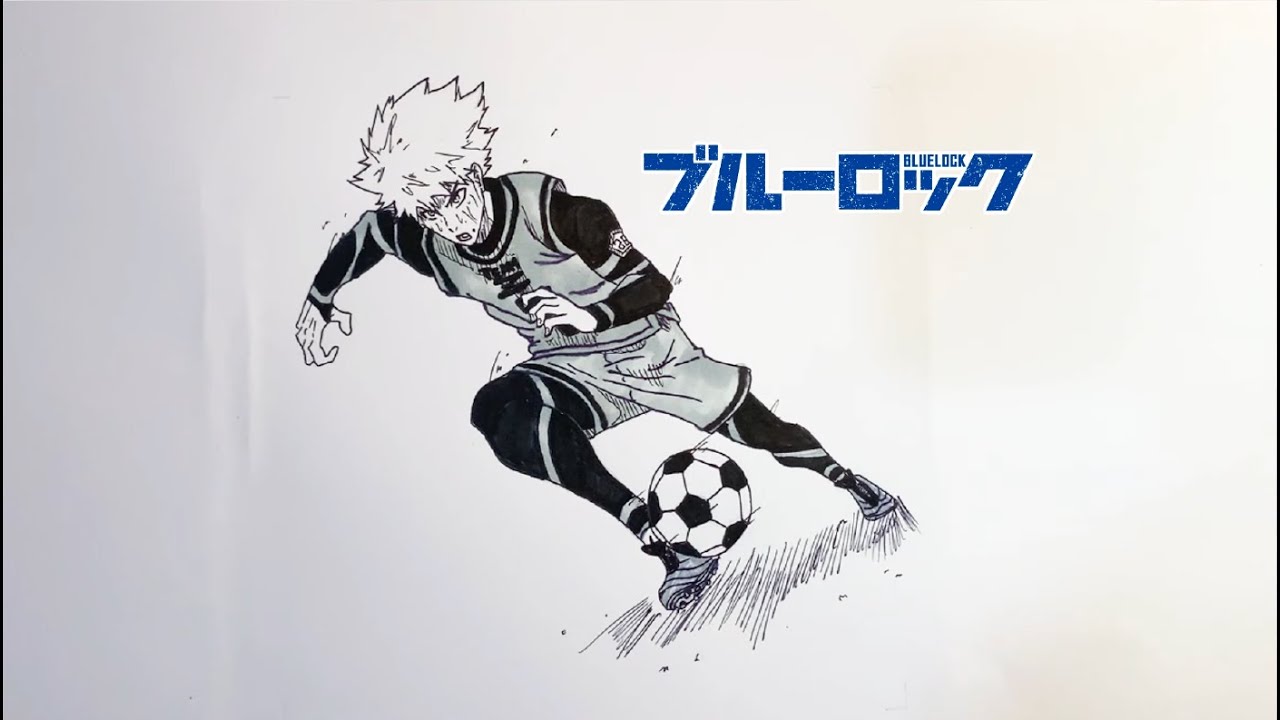 Drawing Rensuke Kunigami from Blue Lock - YouTube