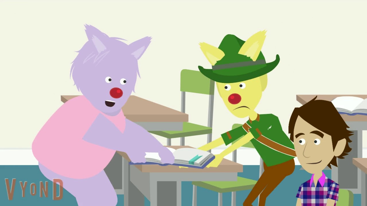 Ronald Gets Followed to School by Nature Cat - YouTube