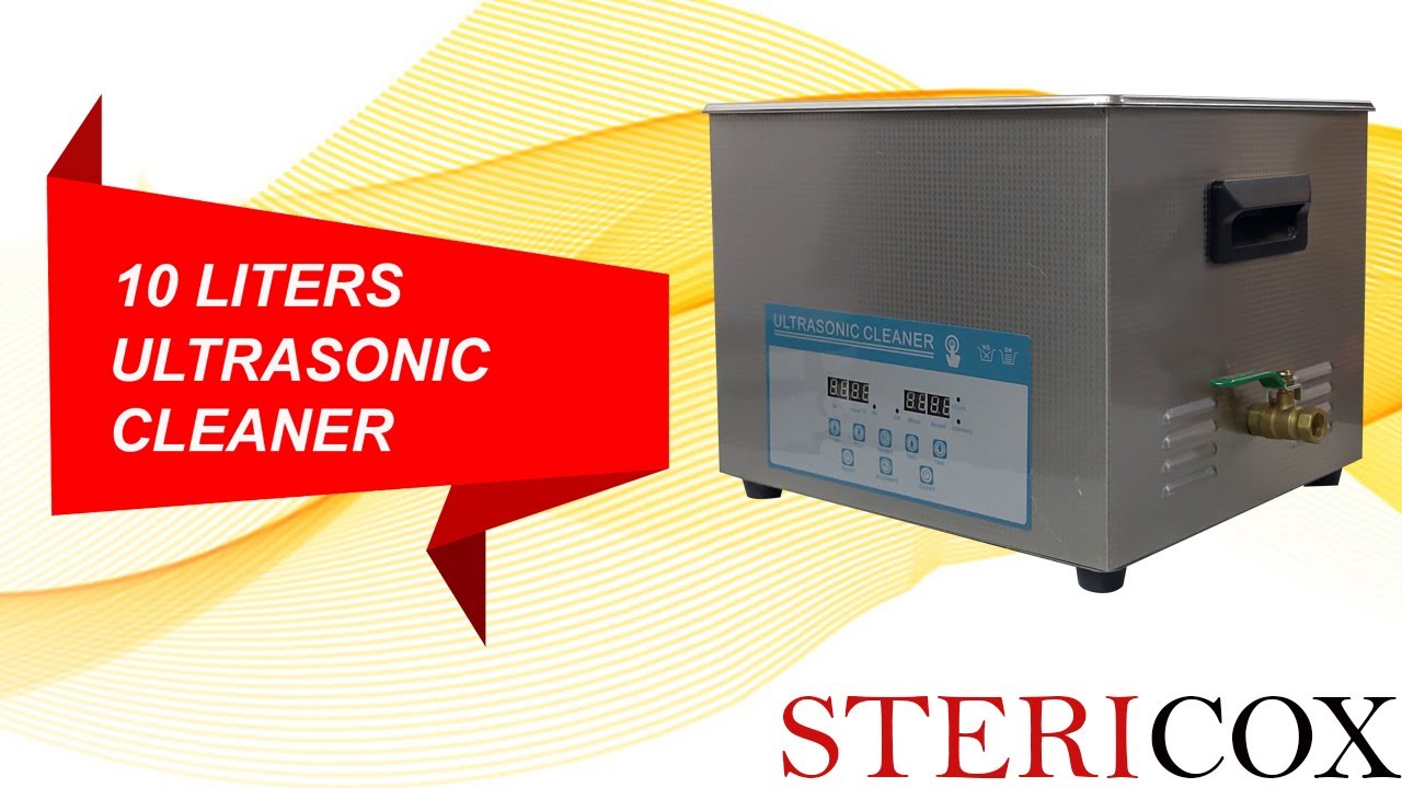 Ultrasonic Cleaner 10 Liters 240W - YouTube