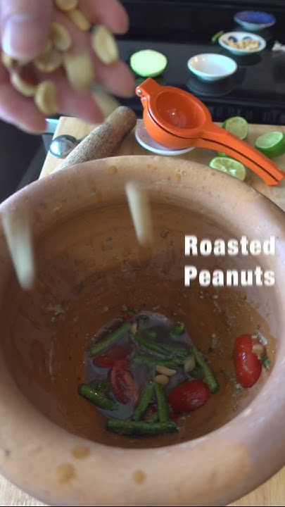 Sweet And Sour Thai Som Tam Traditional Method Youtube