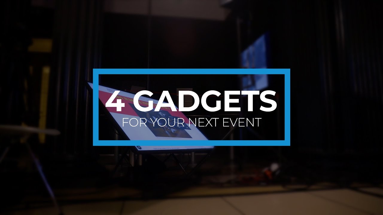 4 GADGETS YOU NEED FOR YOUR NEXT EVENT from an AV Company - YouTube