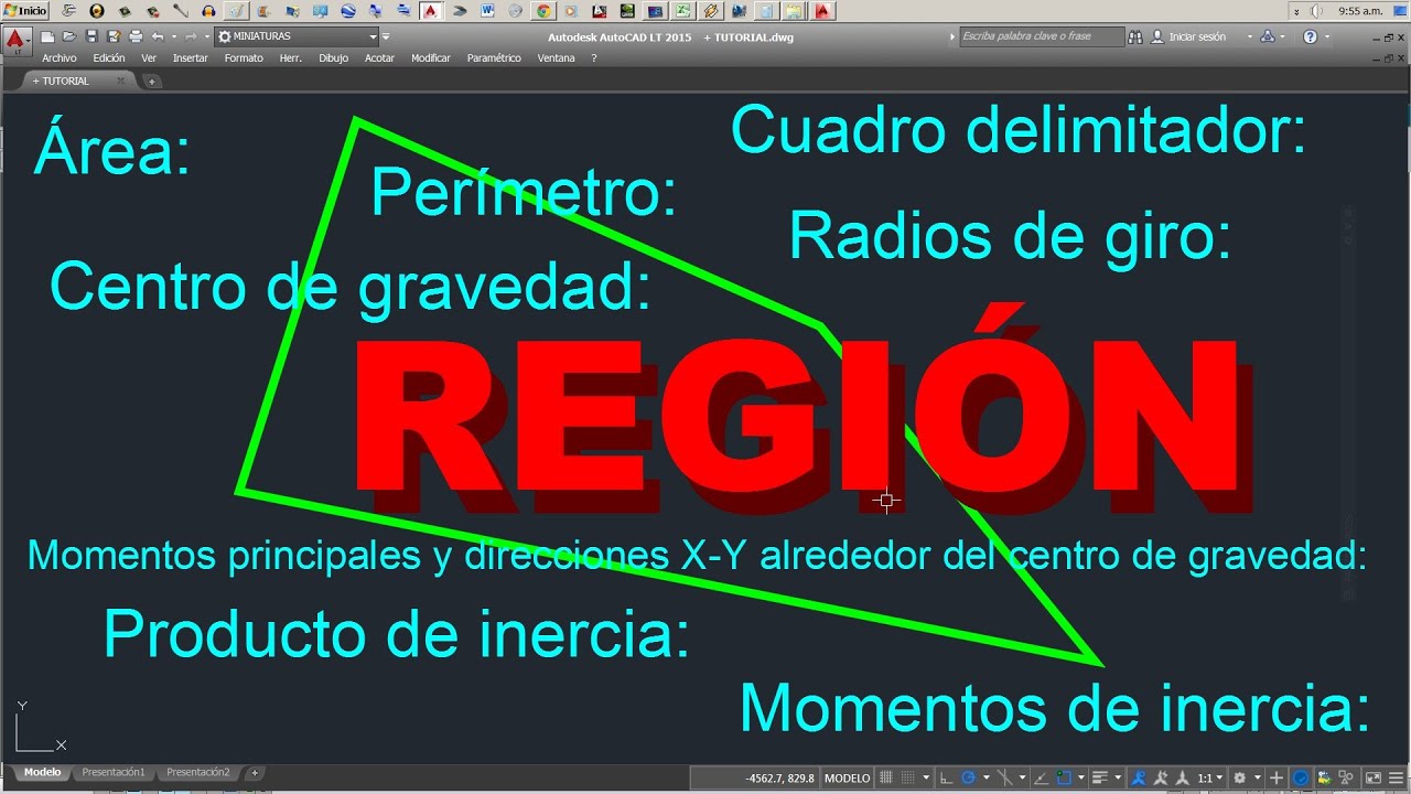 COMO CONVERTIR UN OBJETO EN REGION EN AUTOCAD - YouTube