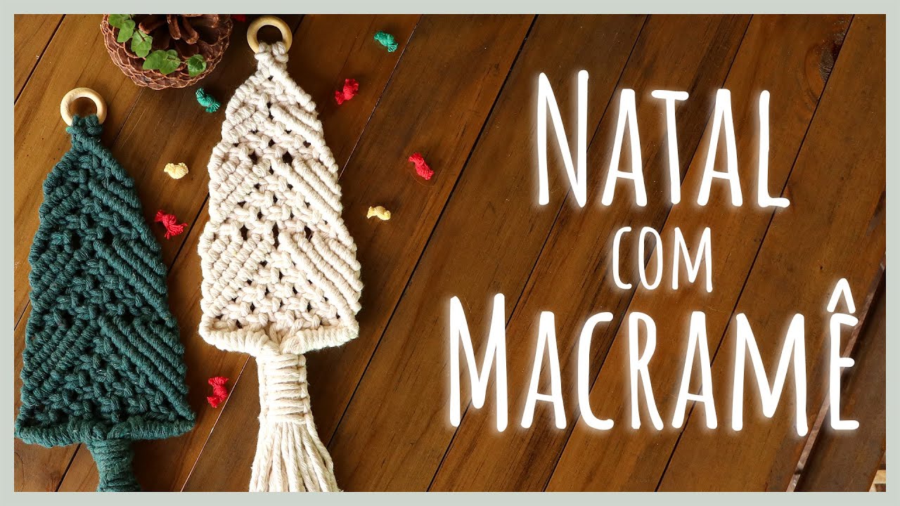 🎄 Macramê de Natal: Aprenda a Fazer sua Árvore Artesanal - YouTube