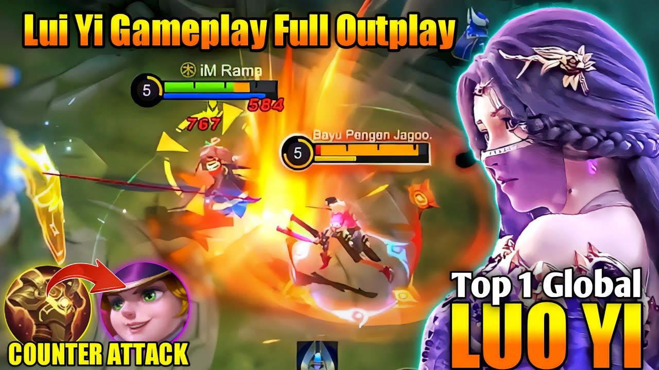Ternyata Begini Cara Counter Fanny Menggunakan Luo Yi !! Luo Yi Top 1 ...