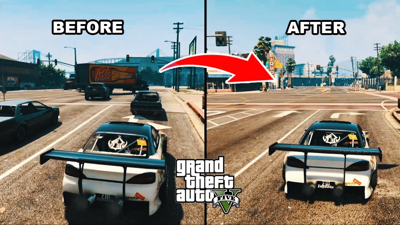 Tutorial Cara Mudah Membuat Jalan Menjadi Sepi Di GTA 5 offline | GTA 5 ...