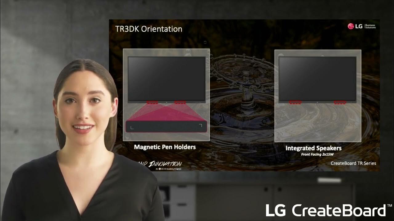 LG CreateBoard TR3DK Audio and Pen Highlights - YouTube