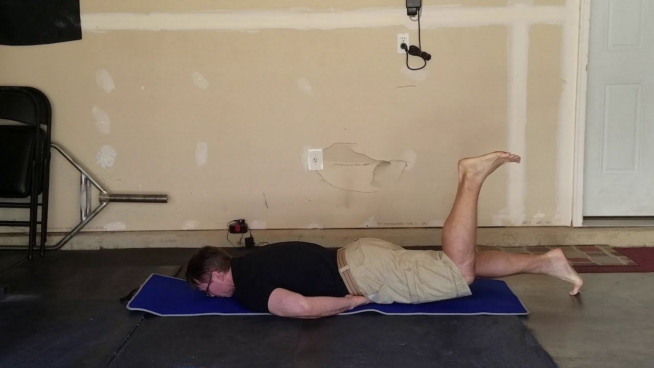 Prone Bent Knee Hip Extension - YouTube