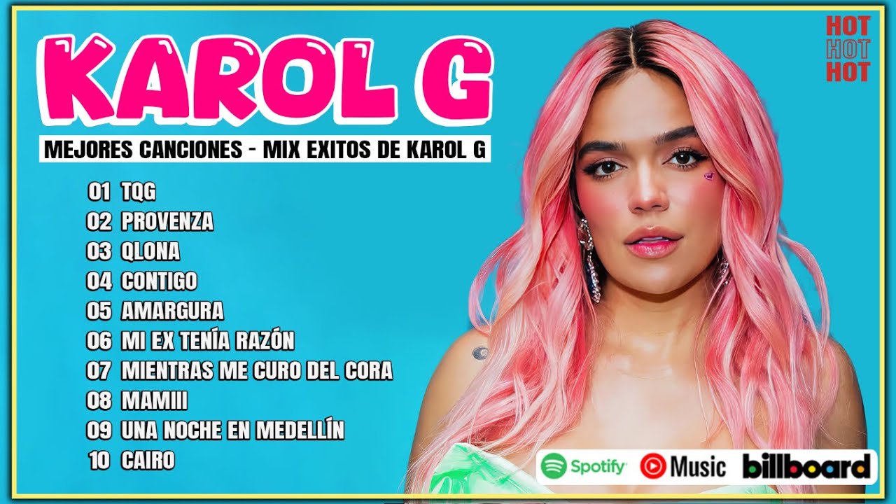Karol G 2024 - Karol G Mix Éxitos Cancione - Mejores Canciones De Karol G - YouTube