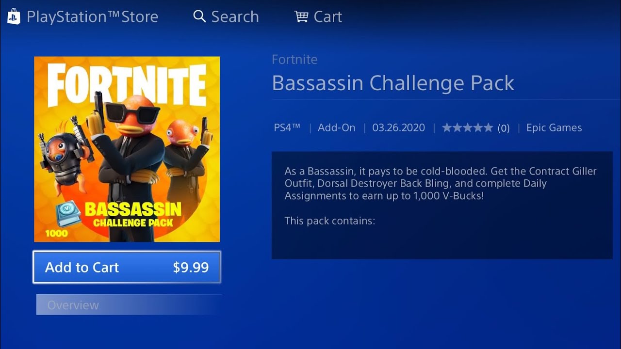 FORTNITE NEW BASSASSIN CHALLENGE PACK! - YouTube