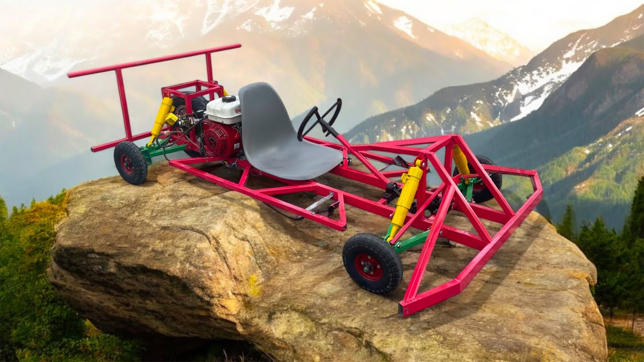 Build A Crazy 450cc Quad Bike With Salvaged Wheels And An Awesome ...