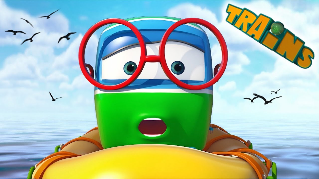 Train cartoon | Super wings | Collection 22 - YouTube