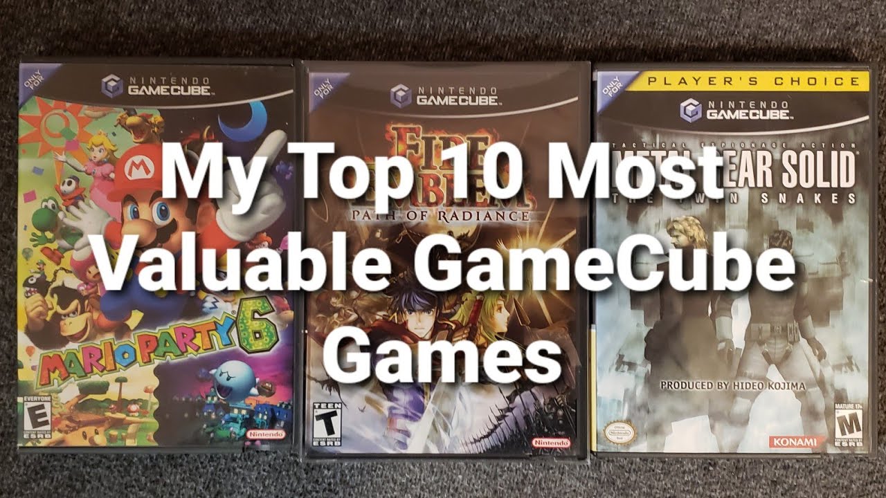My Top 10 Most Valuable Nintendo GameCube Games - YouTube