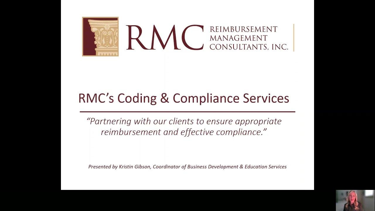 RMC's Coding & Compliance Services 2021 - YouTube