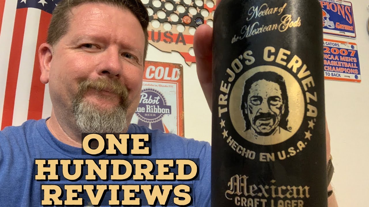 Trejo’s Cerveza Mexican Craft Lager Beer Review 100 - YouTube