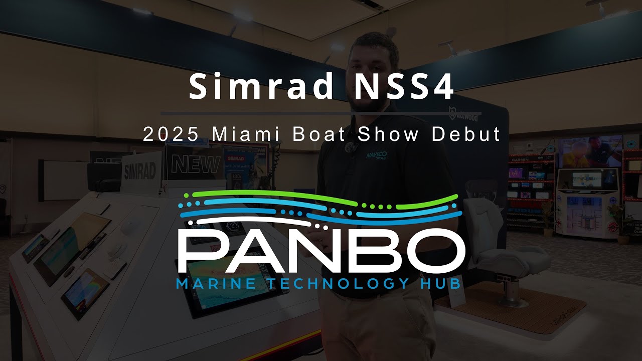Simrad NSS4 Debut at the 2025 Miami Boat Show - YouTube