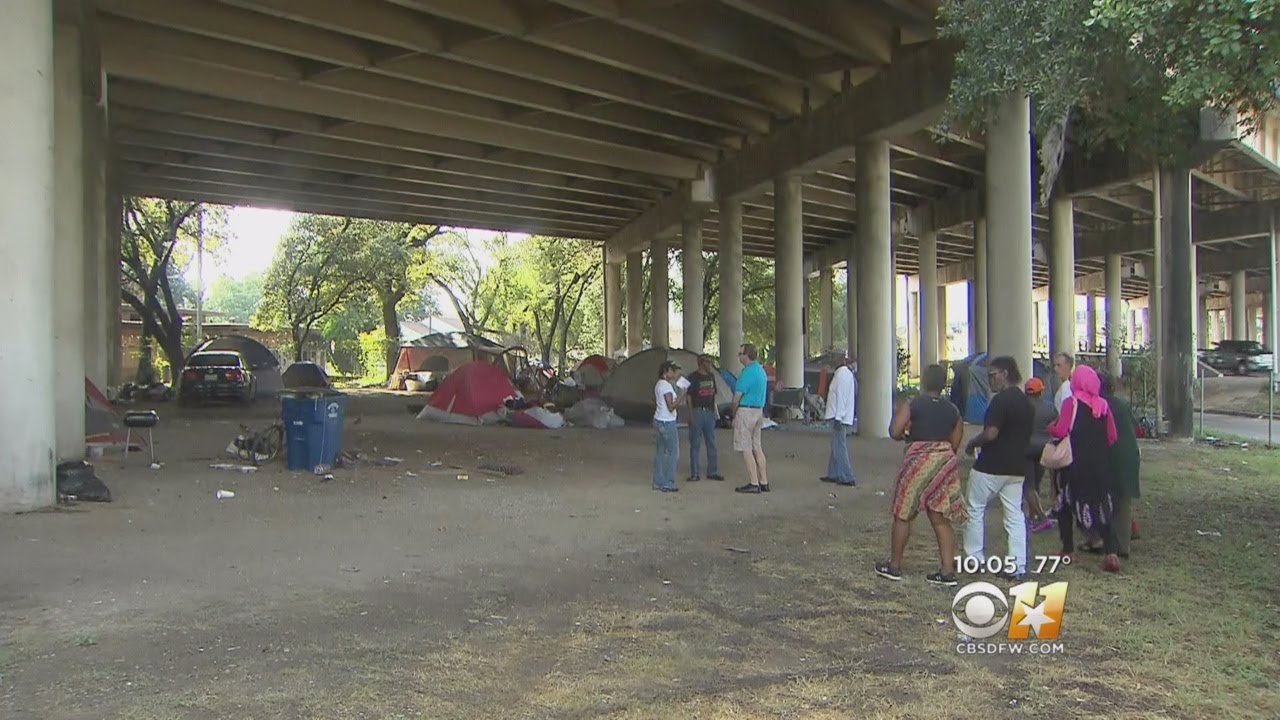 Dallas Residents, Businesses Want Homeless Camp Shut Down - YouTube