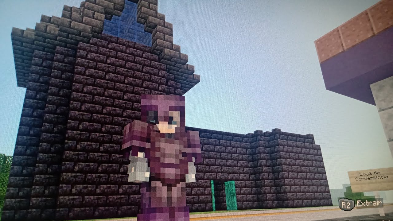 Minecraft Sobrevivência - Construindo uma Cidade - Construindo uma Casa ...