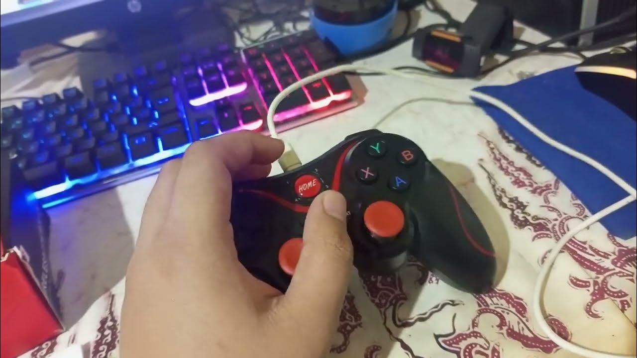 How to Connect gen game X3 Wireless Controller via Wired USB Connection ...