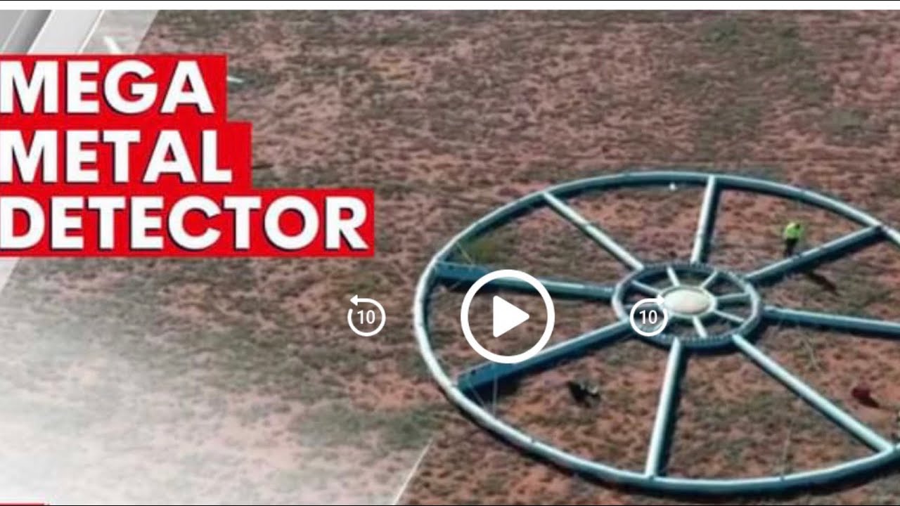 Flying Mega Metal Detector Coil Worlds Biggest - YouTube
