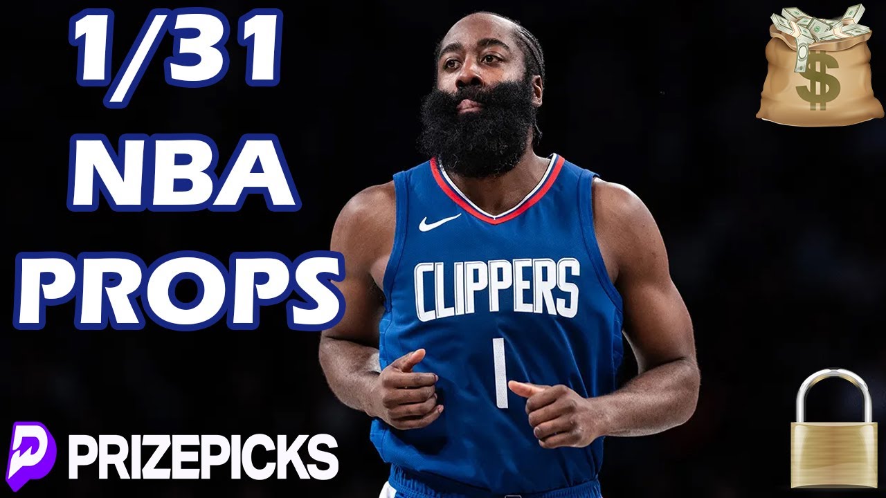 PRIZEPICKS NBA PICKS | WEDNESDAY 1/31/24 | NBA PLAYER PROPS PICKS | NBA ...