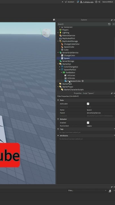Scripterz part 32: Spawning parts with on-screen buttons? - YouTube
