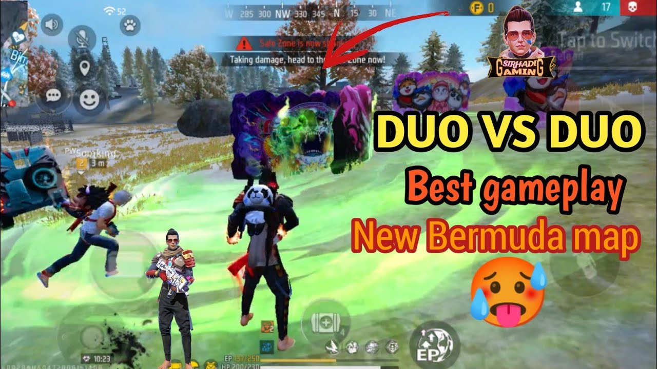 Best Duo vs Duo 2vs 2_7 kills in free fire max || duo Vs duo in free ...