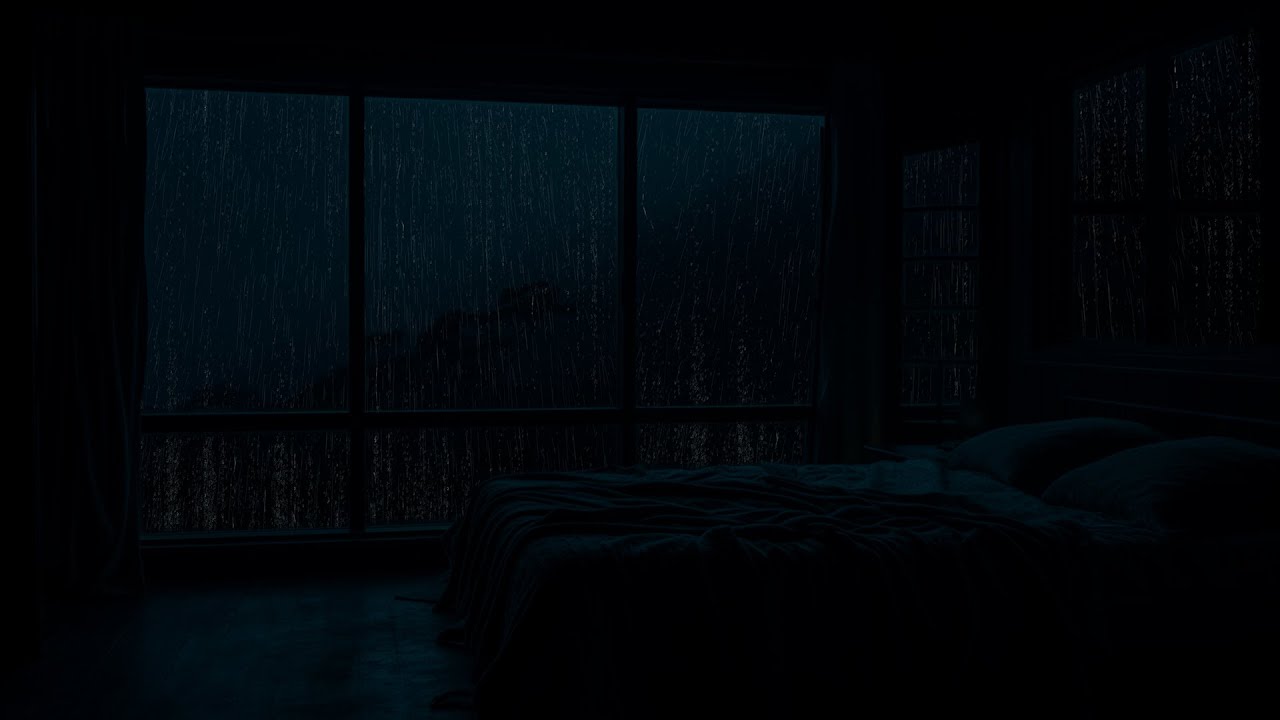 The Room is Dark, Only the Sound of Rain Remains - White Noise for Deep ...