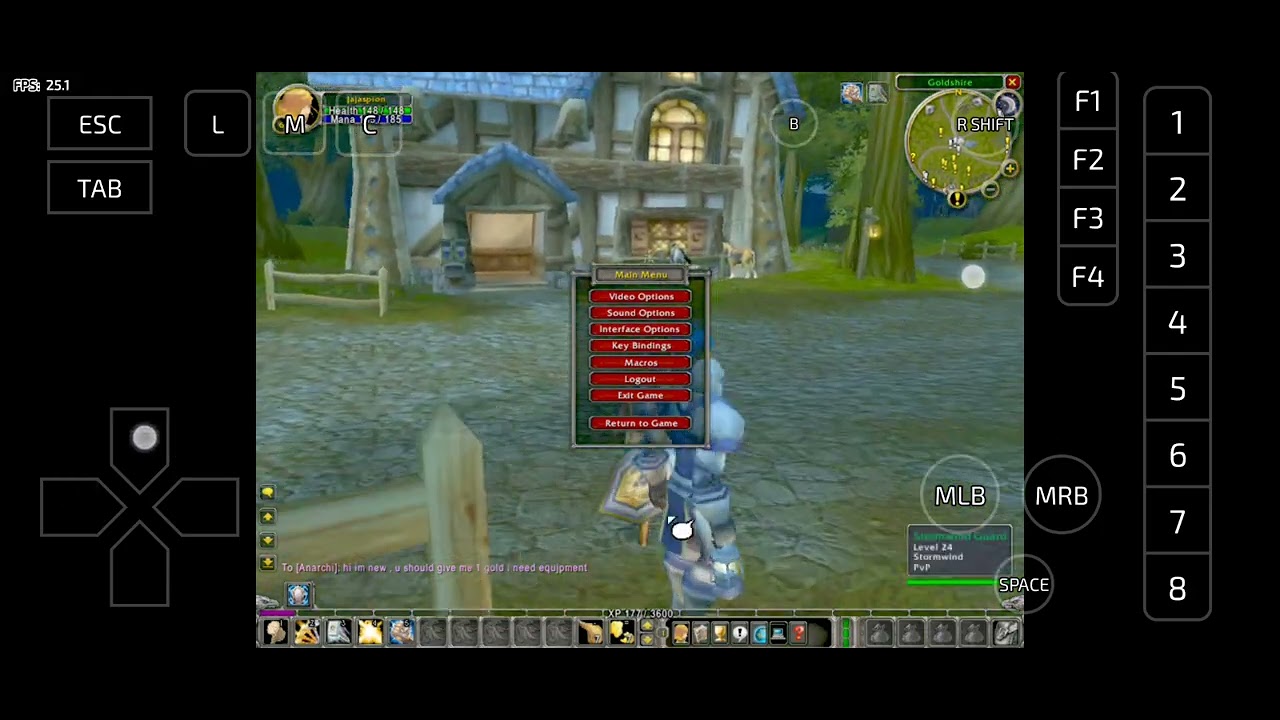 Winlator - wow vanilla, server Kronos - YouTube