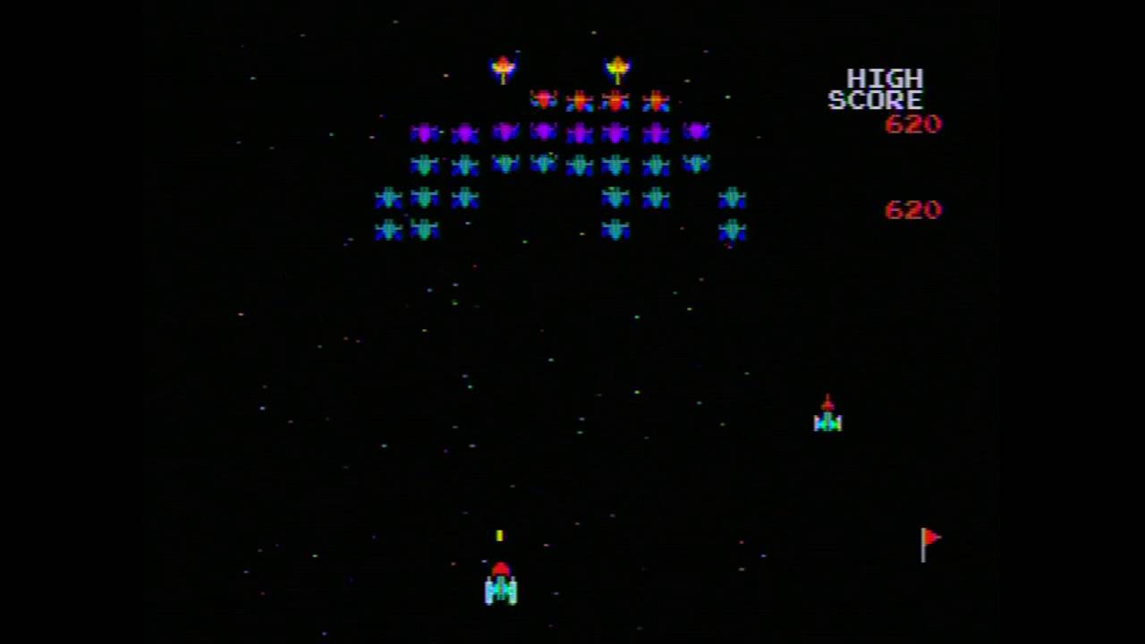 Pac-Man Connect & Play 35th Anniversary Edition: Galaxian - YouTube