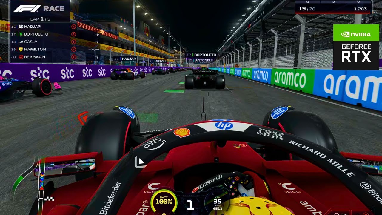 LEWIS HAMILTON | SAUDI ARABIA GRAND PRIX | F1 2025 PC GAMEPLAY - YouTube