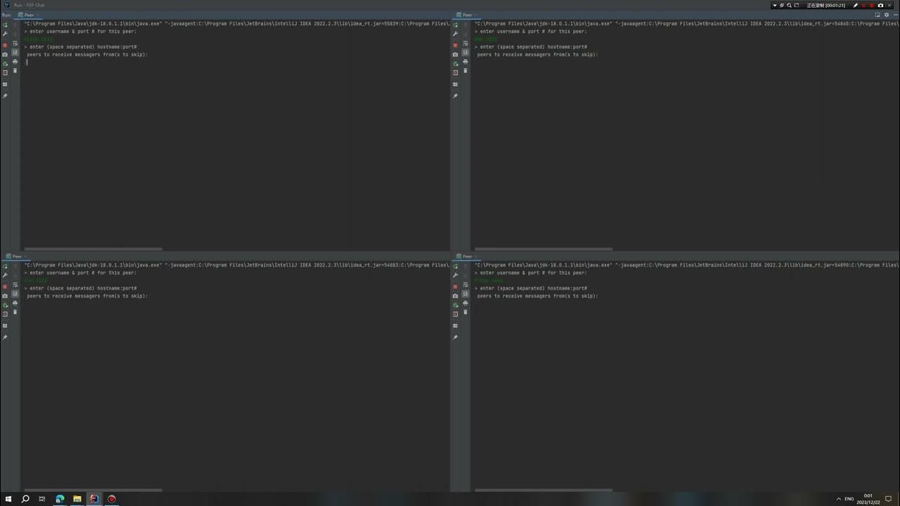 E6776 Final Project Demo Video "P2P Chat" Columbia University - YouTube