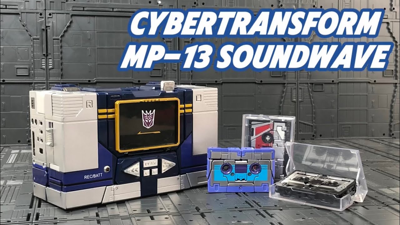 [CyberTransform] MP-13 Masterpiece Soundwave with tapes MP-02 G1 ...