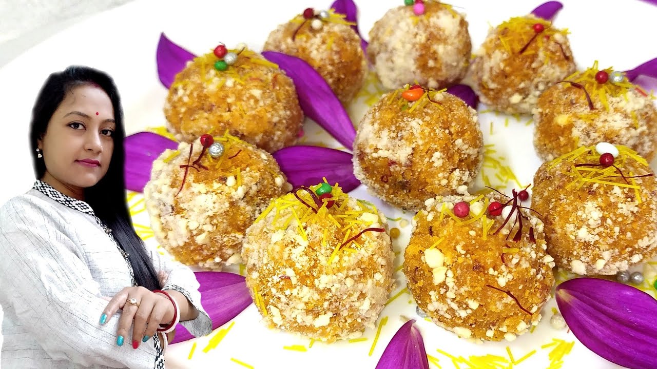 Homemade Laddu Recipes | How to make bengali sweets At Home | নারকেল ...